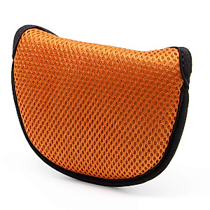 Golf Putter Cover,Mallet Putter Headcover Mesh Golf Putter Head Cover Golf Head Covers with Magic Tape for Heel Shaft RH LH fits Odyssey Works Stroke Lab,Scotty Cameron