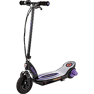 Razor 13111261 E100 Electric Scooter (Pink) & Power Core E100 Electric Scooter for Kids Ages 8+ - 100w Hub Motor, 8" Pneumatic Tire, Up to 11 mph and 60 min Ride Time, for Riders up to 120 lbs