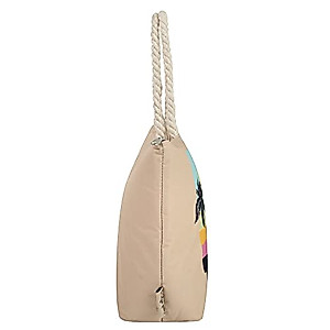 Fridge Pak Beach Tote Bag Summer Beach Tote Bags for Women Large Capacity with Pockets (Beach Please)