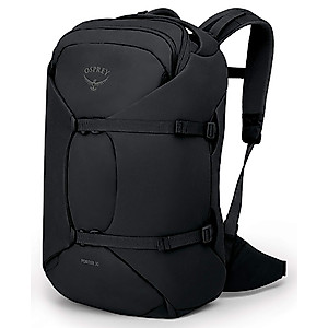 Osprey Porter 30 Travel Backpack, Black, One Size