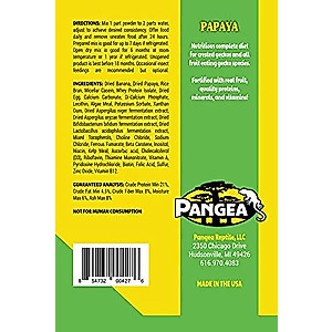 Pangea Gecko Diet with Papaya™ 1 lb