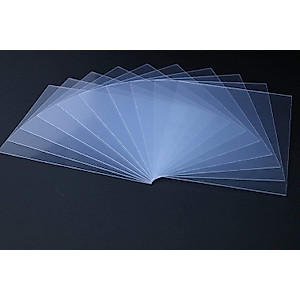 Superior Graphic Supplies PETG Clear Plexiglass Plastic Sheets 48 x 48 inches 30mil (.030"/0.76MM) Thickness for DIY, Display Projects and Crafts