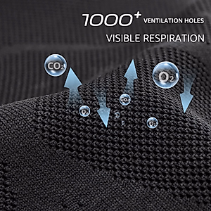 STQ Women's Air Cushion Sneakers Mesh Fashion Tennis Breathable Athletic Running Shoes Grey Teal 7