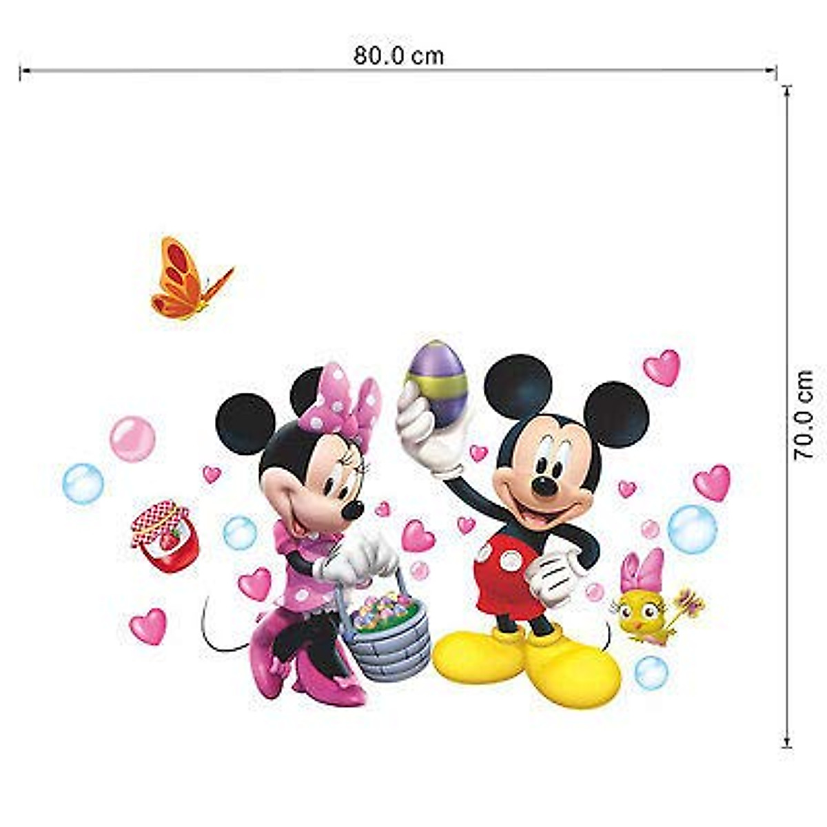 Mickey Minnie Mouse Wall Stickers Vinyl Decal Kids Nursery Baby Room Decor