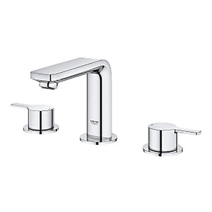 Grohe 2057800A Lineare 8" Widespread Two-Handle Bathroom Faucet in StarLight Chrome, Medium W