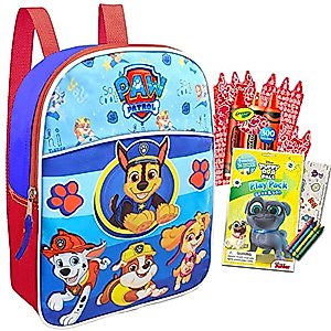 Nick Shop Patrol Mini School Backpack For Kids ~ 3 Pc Bundle With 11 inch Nick Shop Patrol School Bag, Mini Coloring Book, And StickersNick Shop Patrol School Supplies For Toddler Boys And Girls.