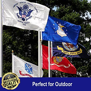 Air Force Flags 3x5 Outdoor Double Sided Made In USA- United States USAF Military Heavy Duty Flags with 2 Brass Grommets for Outdoor Indoor Wall