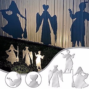 Metal Stakes For Yard Halloween Decorations Outdoor Scary Family Home Front Yard Sign 1PC