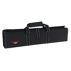 Global G-667/11-Knife Case with Handle and 11 Pockets, 1, Black