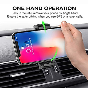 JIMISHA Car Phone Holder, Phone Car Mount with Stick On Base Cell Phone Car Mount Sticky Adhesive Mount Holder for 4 inches to 6.5 inches Smartphones