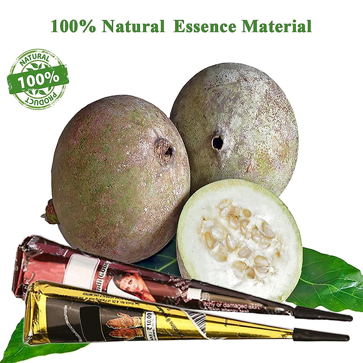 Temporary Tattoo kit，4Pcs Tattoo Cones,100% Natural Ready to Use Black Tattoo Paste, India Body DIY Art Painting for Women Men Kids with 20 Adhesive Stencils, 1 Bottle, 4Nozzles