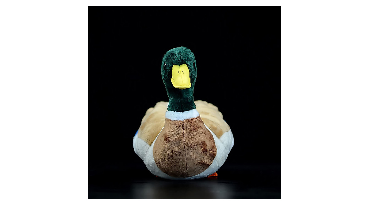 Nohito Kawaii Realistic Mallard Duck Plush Toy - 12.2"