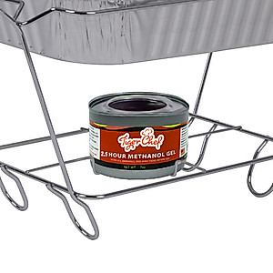 Tiger Chef Full Size Chrome Wire Chafer Stand, Full Size Buffet Chafer Food Warmer Wire Frame, Stand, Rack - Full Size (1 Piece)