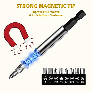 LLNDEI Universal Socket Tool Gift for Men, 11PCS Universal Socket Wrench Screwdriver Bit Set Quick Release Adapter, Self-adjusting Socket Standard 1/4"-3/4" Metric 7-19mm for DIY Home Improvement