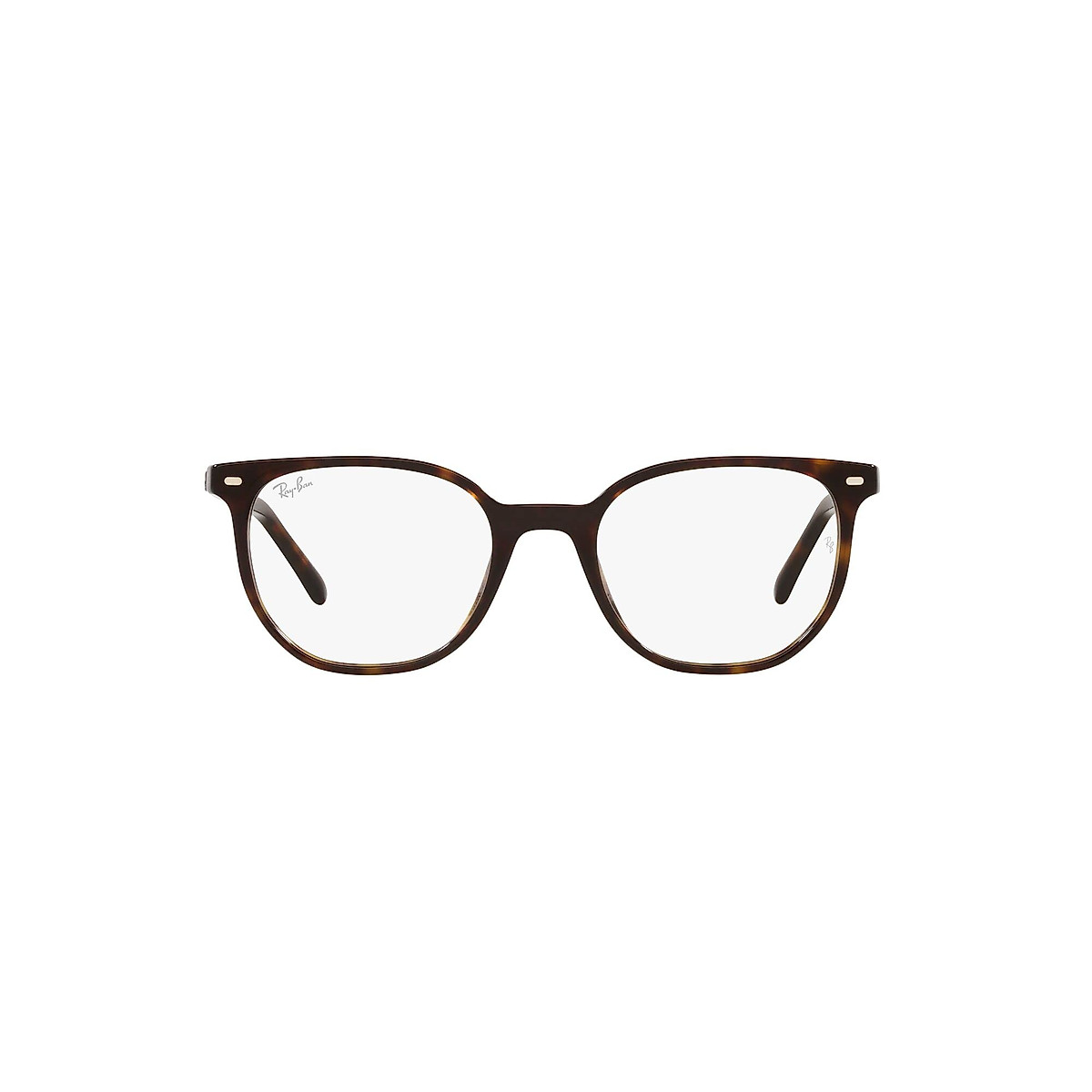 Ray-Ban RX5397 Elliot Round Prescription Eyewear Frames, Havana/Demo Lens, 50 mm