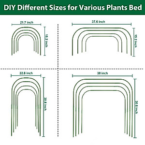 Garden Netting Kit, 10x30 Ft Pest Barrier Bird Ultra Fine Mesh Netting with 6Sets Garden Hoops & 36 Clips for Raised Beds, Garden Plants Net Protection for Vegetable Fruit Flowers Greenhouse Row Cover