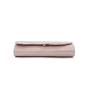 RAPENG Women's Evening Bag Glitter Clutch Wedding Bridal Purse Sparkle Cocktail Party Prom Handbag