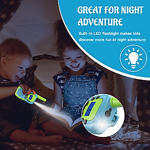 AIKTUPSY Walkie Talkies for Kids, Toys for 3-10 Year Old Boys Girls, Kids Walkie Talkies 3 Miles Range 22 Channels 2 Way Radio Toy with Flashlight Birthday Gifts for Girls Boys Ages 9-12