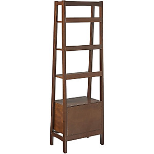 Crosley Furniture Landon Small Etagere Bookcase, Mahogany