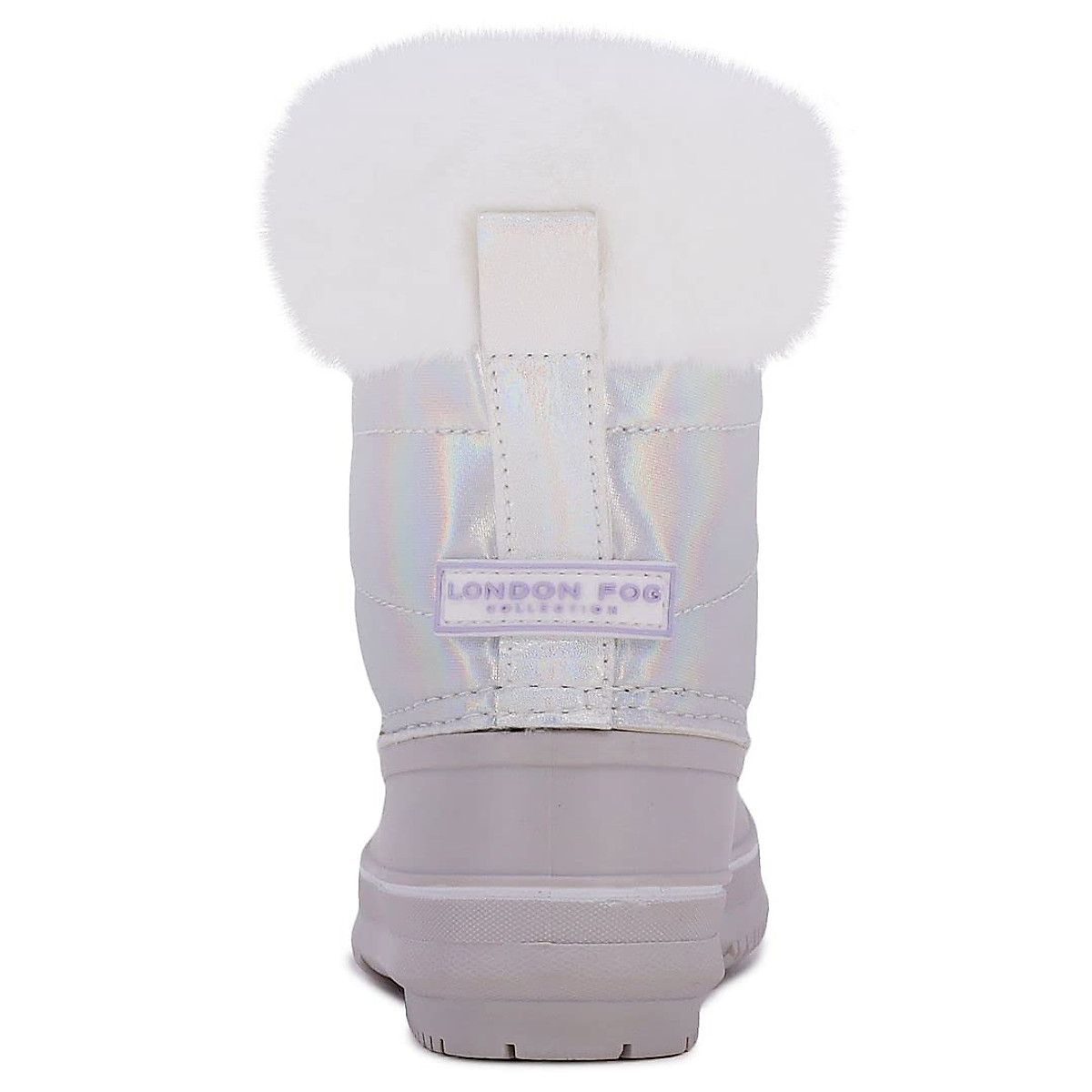 LONDON FOG Girls Bell Court Cold Weather Snow Boot SILVER Size 2