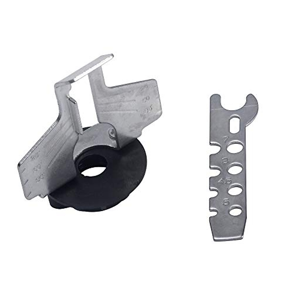 Xiaokeis Chainsaw Sharpening Attachment Kit, Chain Saw Blade Teeth Sharpener Set with Angle Guide and Diamond Burr Grinding Stone Files, Drill Power Rotary Tool Accessory Kit(5 Pcs)