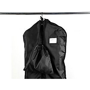 Covermates Keepsakes Shoe Bag Set – Strong Polyester – Hangable – Indoor Storage - Closet Storage-Black