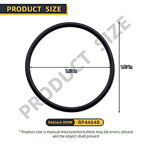 RP44648 / 44648 O-Ring, Kitchen Faucet O-Ring Compatible with Delta Faucets, Faucet Spout O-Ring Replacement Part, Pack of 4