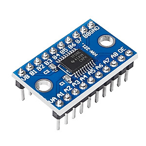 DIANN 6pcs TXS0108E Logic Level Module 8 Channel Bi-Directional High-Speed Full Duplex Shifter 3.3V 5V Module with Cable