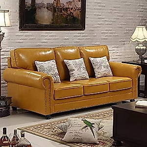 Mysummer 4PCS Round Furniture Bun Feet Replacement for Armchair Couch Sofa Cabinet Chair Loveseat Ottoman Dresser Legs … (Creamy White)