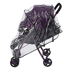 Baby Stroller Rain Cover, Windproof BabyStroller Rain Cover Transparent Pushchair Protection Rain Cover