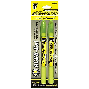 Bible-Hi-Glider Accu-Gel: Yellow