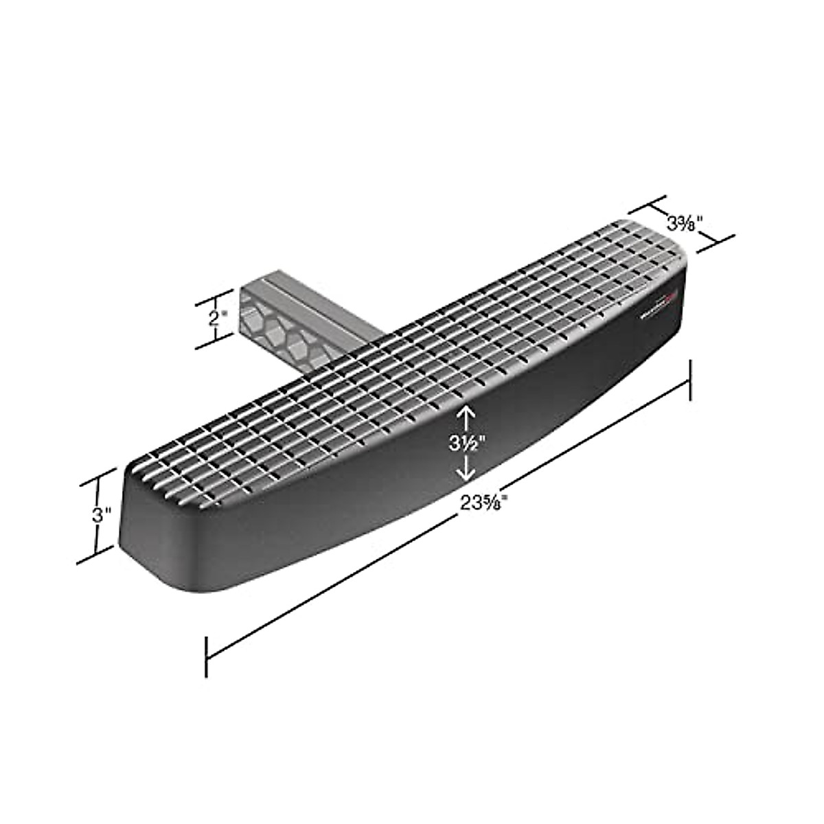 WeatherTech BumpStep XL with Theft Deterrent Stainless Hardware