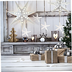 60 Pcs Ornaments Delicate Star Pendant Resin Star Pendant Resin Wall Decoration Decorative Sea Star DIY Resin Wall Art Craft Wall Sea Star Decorations DIY Home Decor