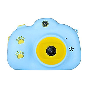 LKYBOA Children's Digital Camera -Slip Compact Digital Camera Toy for Children Best Gifts for Year Old Boys & Girls Blue Pink (Color : Blue)