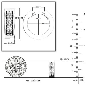 Dazzlingrock Collection Round White Diamond Double Row Unisex Hoop Earrings in 925 Sterling Silver
