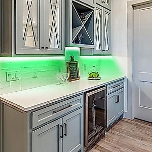 Xtreme Lit 6.5ft Indoor Motion Activated RGBW Color-Changing LED Light Strip, Battery Powered