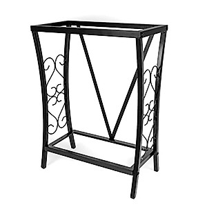 Aquatic Fundamentals 10 Gallon Metal Aquarium, 20.9" L x 11" W, Black