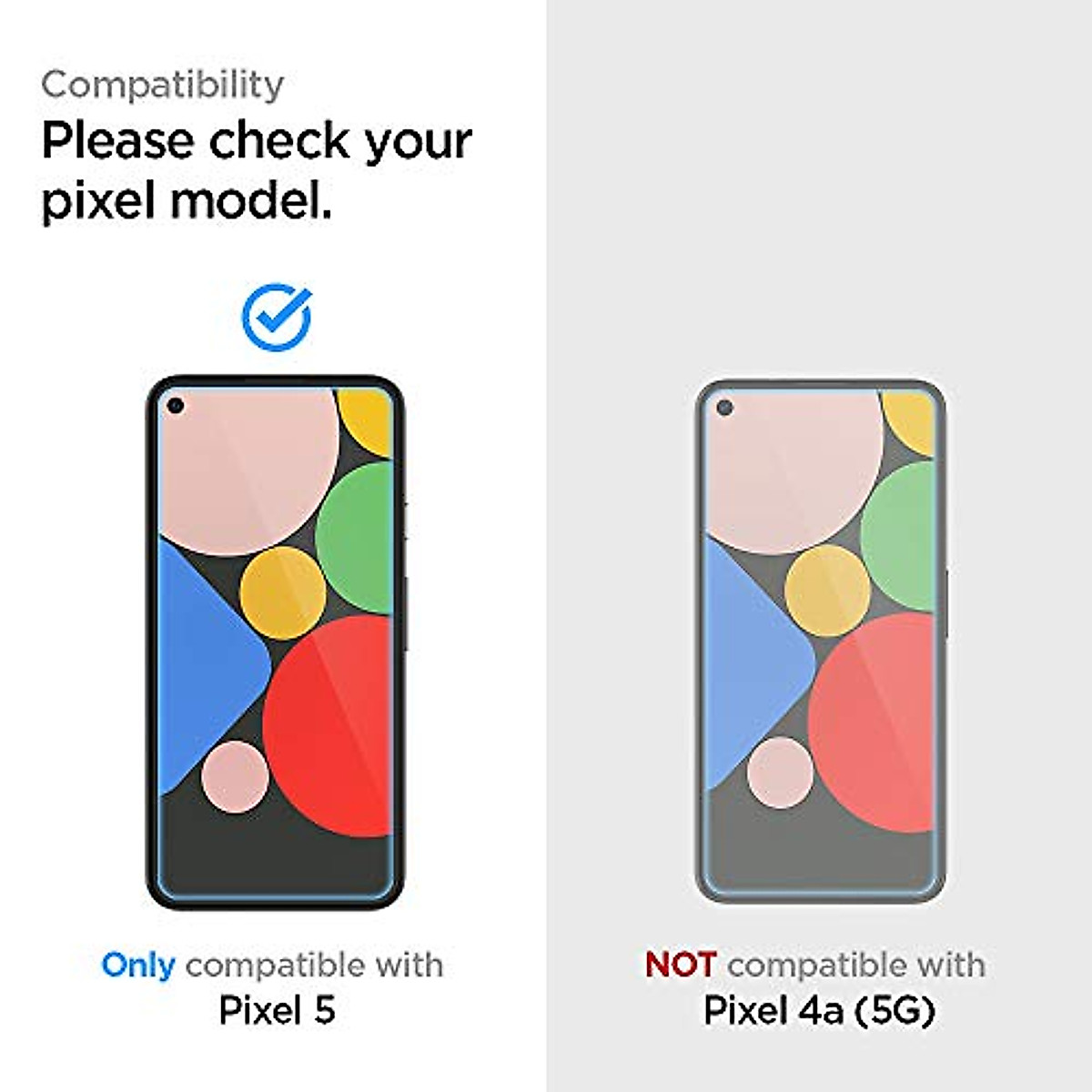 Spigen Tempered Glass Screen Protector [GlasTR AlignMaster] designed for Pixel 5 (2020) - 2 Pack