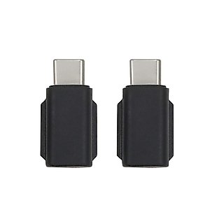Hanatora Smartphone Adapter Compatible with DJI Osmo Pocket Handheld Gimbal Camera,Micro USB Type-C Android iOS Cellphone Connector Accessories(Type-c Adapter 2pcs)