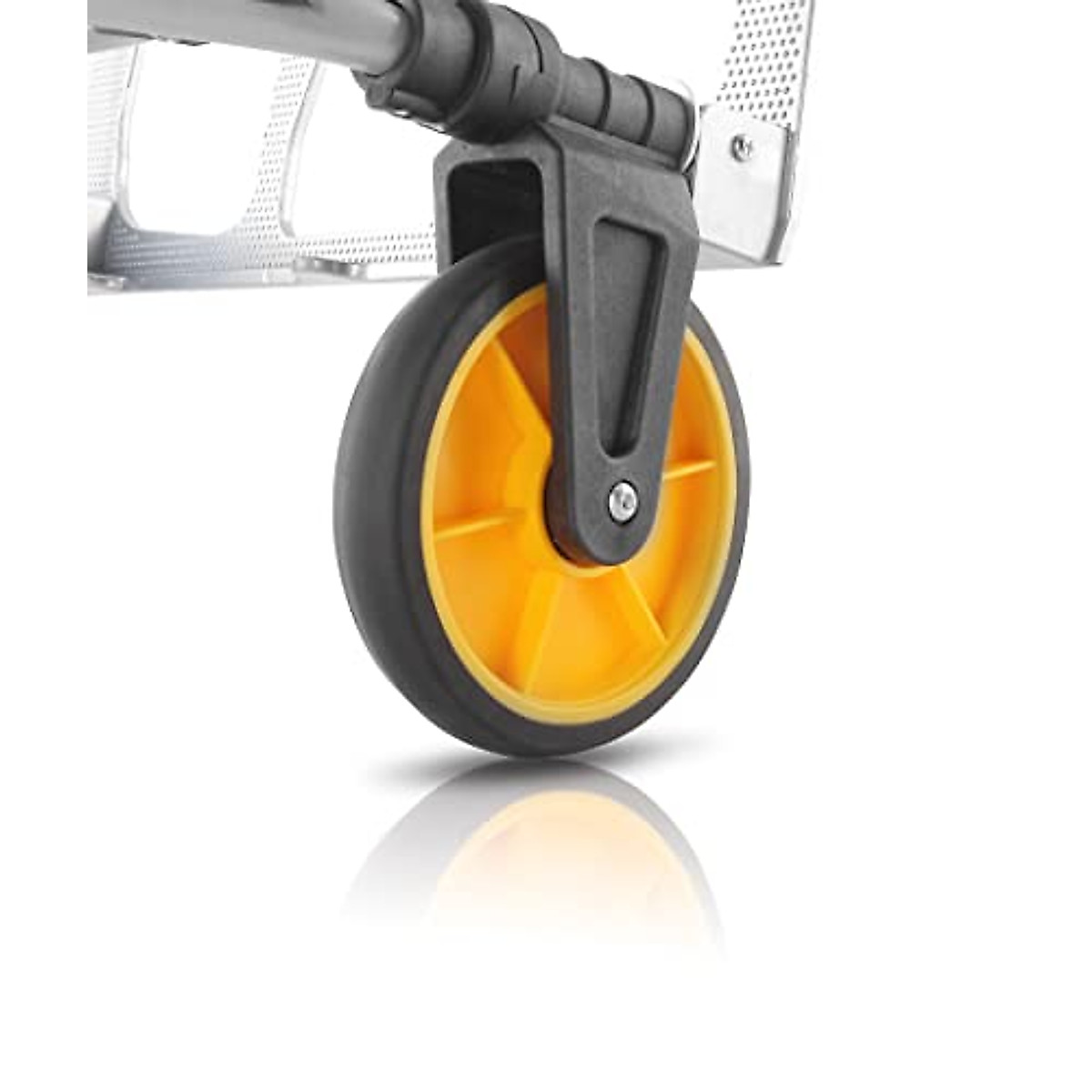 Mount Plus A1 Compact Folding Hand Truck and Dolly with Capacity of 264lbs | Aluminum Heavy-Duty Luggage Trolley Cart with Telescoping Handle and Rubber Wheels | Good for Indoor Outdoor Moving Travel