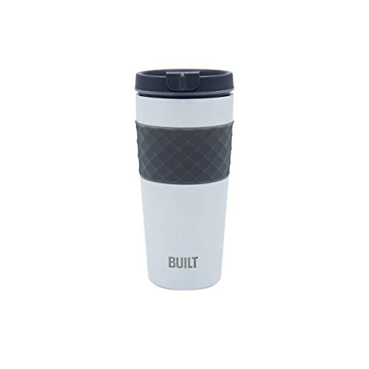 BUILT 16 Ounce Morgan Double wall Stainless Steel Desk Tumbler White 5270075