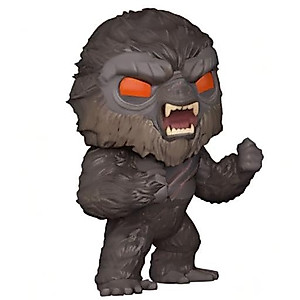 POP Godzilla vs Kong - Battle Ready King Kong Funko Vinyl Figure (Bundled with Compatible Box Protector Case), Multicolor, 3.75 inches