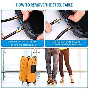 AMIR Portable Safe Box, Combination Security Case LockBox with Code, Waterproof Anti-Theft Mini Travel Safe Box with Removable Chain, Portable Lock Box for Home,Office