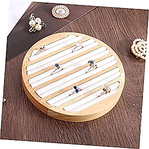 Zerodeko 2pcs Ring Storage Tray Ring Display Tray Bracelet Ring Holder Ring Display Organizer Display Tray for Multiple Rings Vanity Ring Organizer Rings Holder for Display Rings Organizer