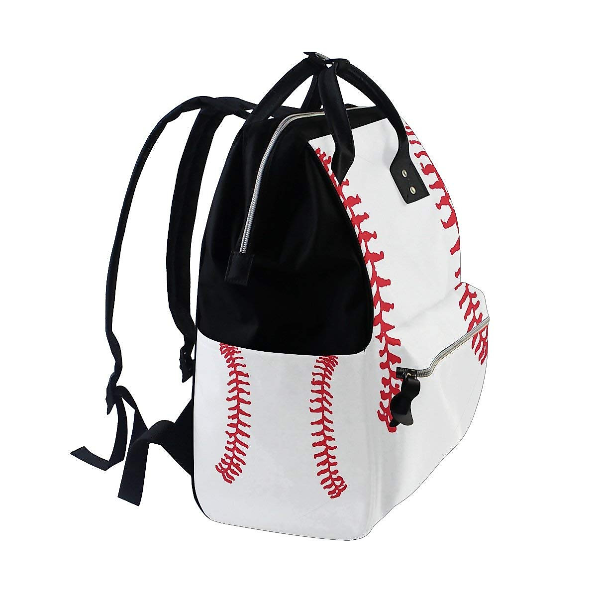 MaMacool Mummy bag Diaper Tote Bags Larger Capacity Baby Nappy Bag Fashion Heart Shaped Baseball Mummy Backpack