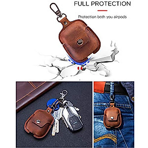 Airpods Case Leather Airpods Case Cover Genuine Leather for Apple …