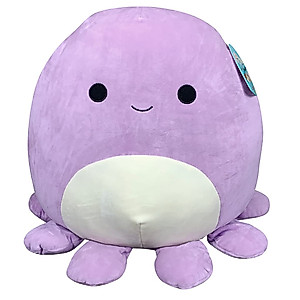 Squishmallows Official Kellytoy Plush Sea Life Squad Squishy Soft Plush Toy Animals (8 Inch, Violet Octopus)