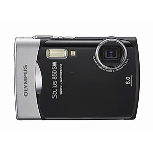 Olympus Stylus 850SW 8MP Digital Camera with 3x Optical Zoom (Black)