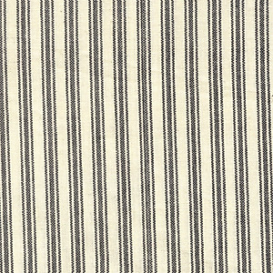 Dunroven House K318-BLK Ticking Stripe Cream Background Dishtowel, 20-Inch x 28-Inch, Black