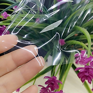 LMS Heat Resistant Thin Transparent Silicone Rubber Sheet High Temperature 300x370x0.2mm